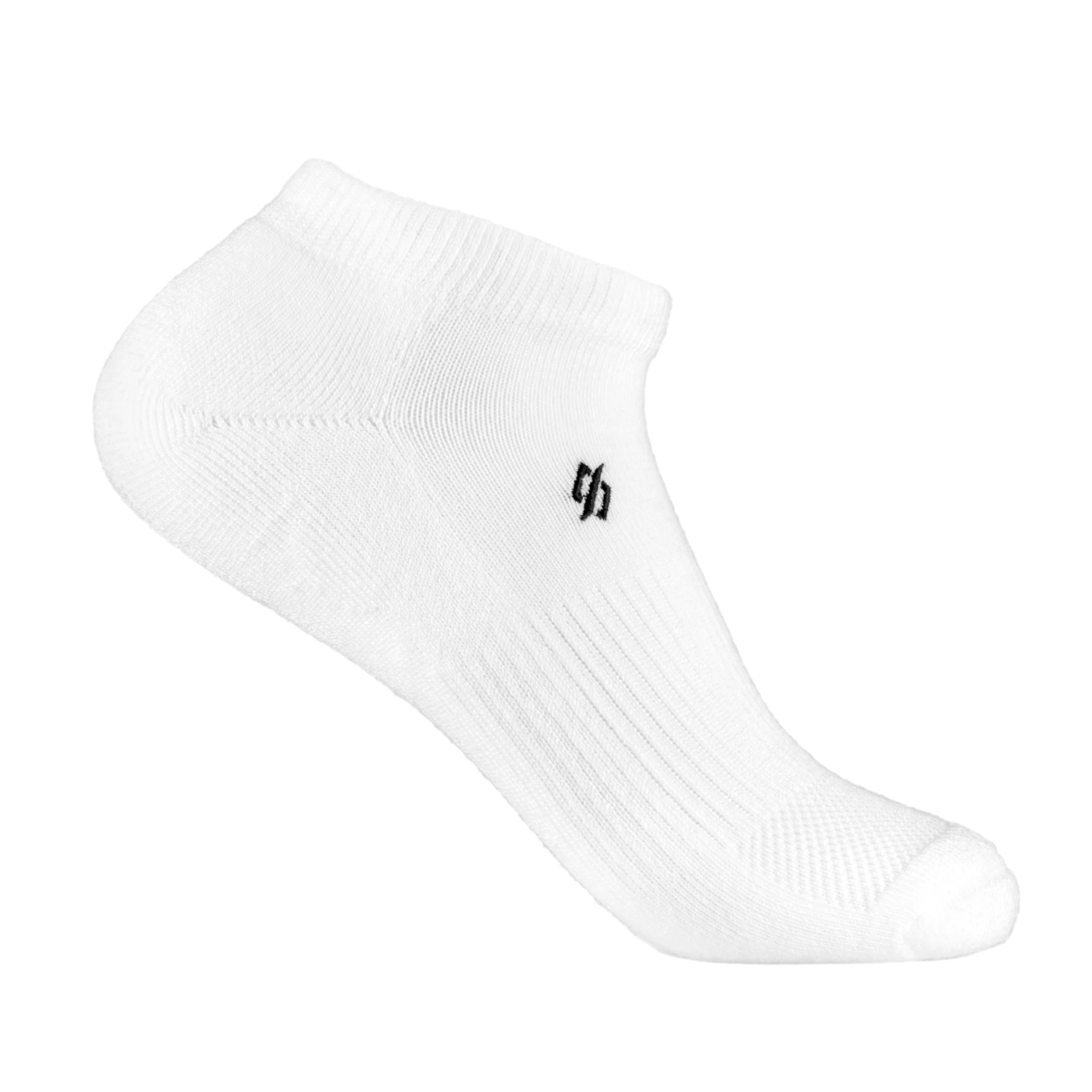 StringKing-Apparel-Athletic-Socks-Low-Cut-White-On-Foot.webp