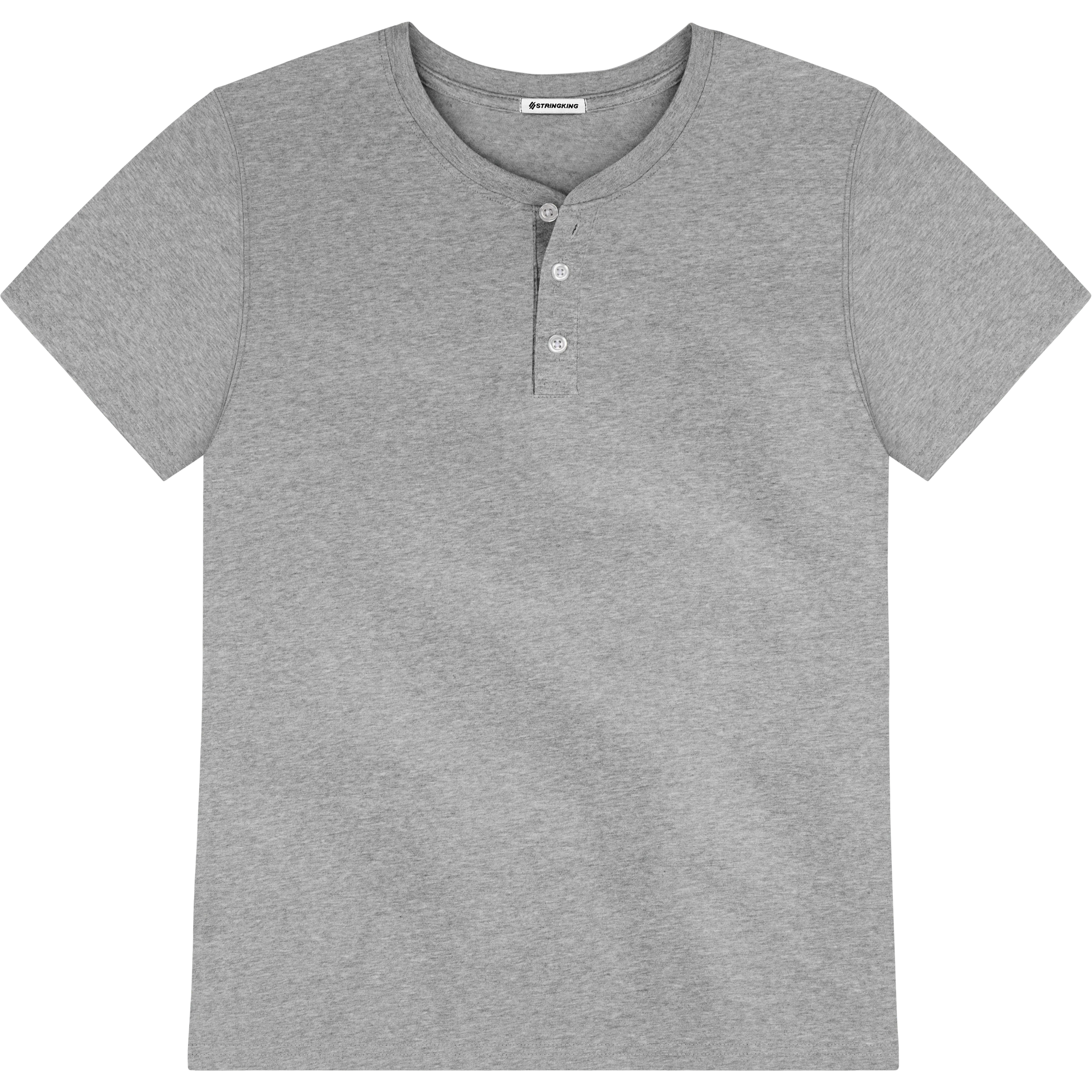 StringKing-Mens-Pima-Cotton-Short-Sleeve-Henley-Relaxed-Fit-Heather ...