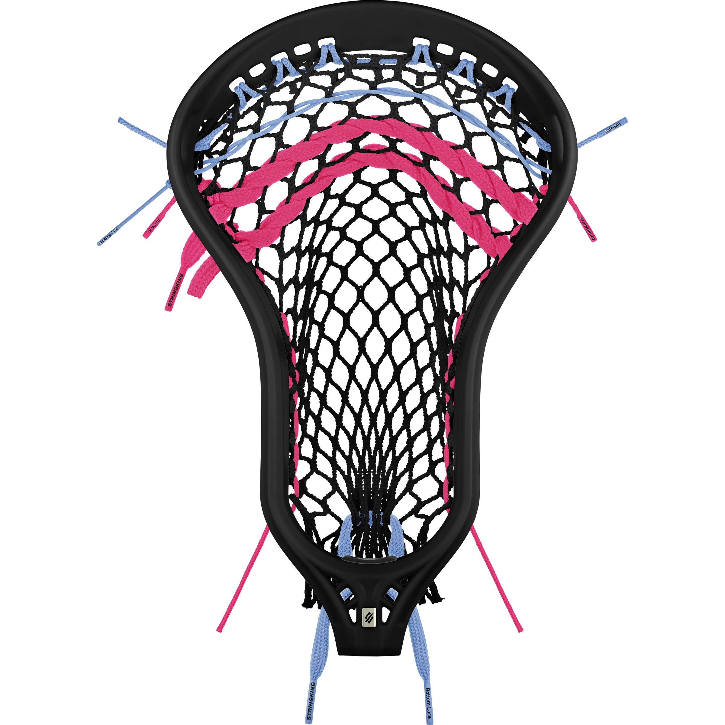 StringKing-Mark-3V-Pre-Strung-Mid-Type-5s-Black-Pink-Carolina-Strung ...